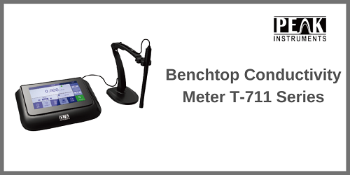 Máy đo độ dẫn điện nồng độ cao để bàn T-711C Peak Instruments - KHO VẬT ...