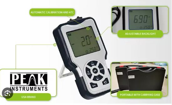 Máy đo PH cầm tay P-510 Peak Instrument - KHO VẬT TƯ THIẾT BỊ